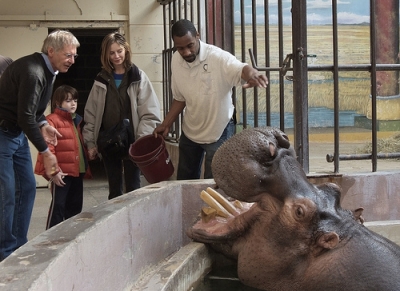harrison_ford_and_family_went_to_national_zoo - Celebrity Parenting